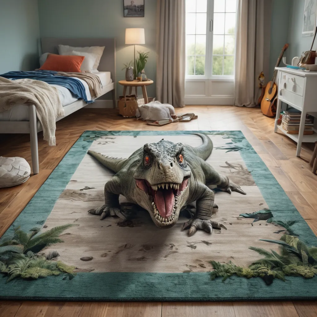 The Role of Dinosaur Rugs in Kids' Spaces