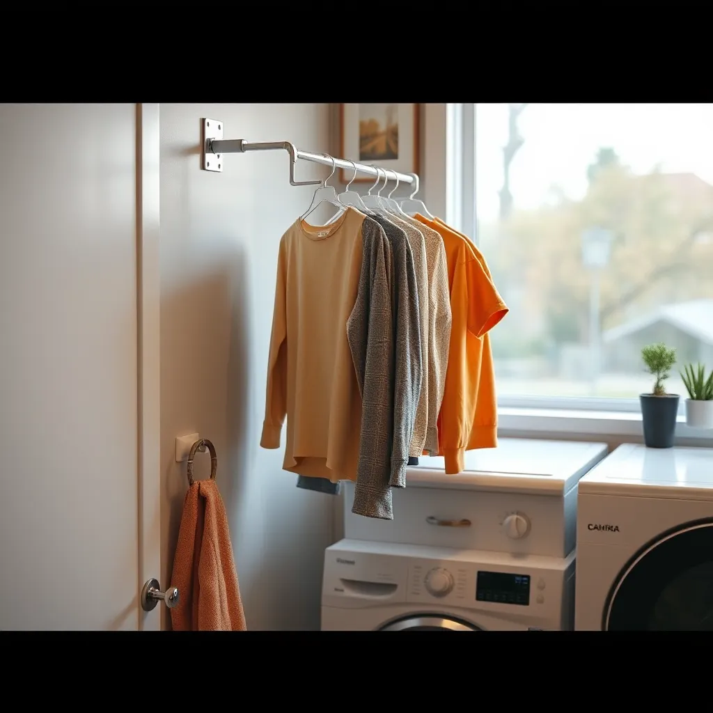 Maximize Laundry Space with Wall Mounted Dry Racks