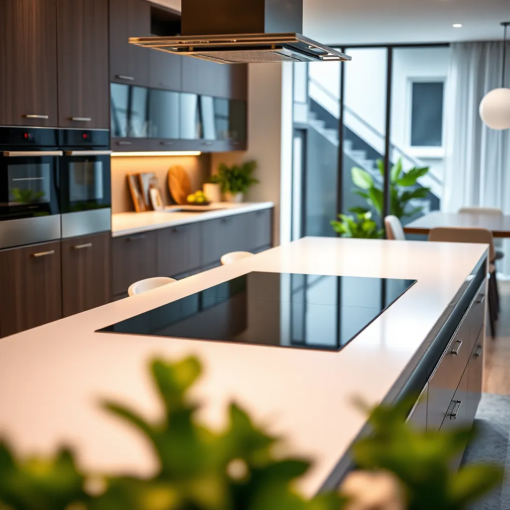 Incorporating Induction Cooktops into Modern Counter Designs